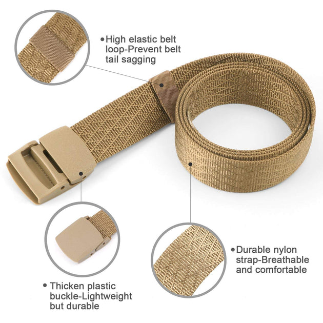 Adjustable Web Belt-Nylon belt plastic buckle-Jasgood – JASGOOD OFFICIAL
